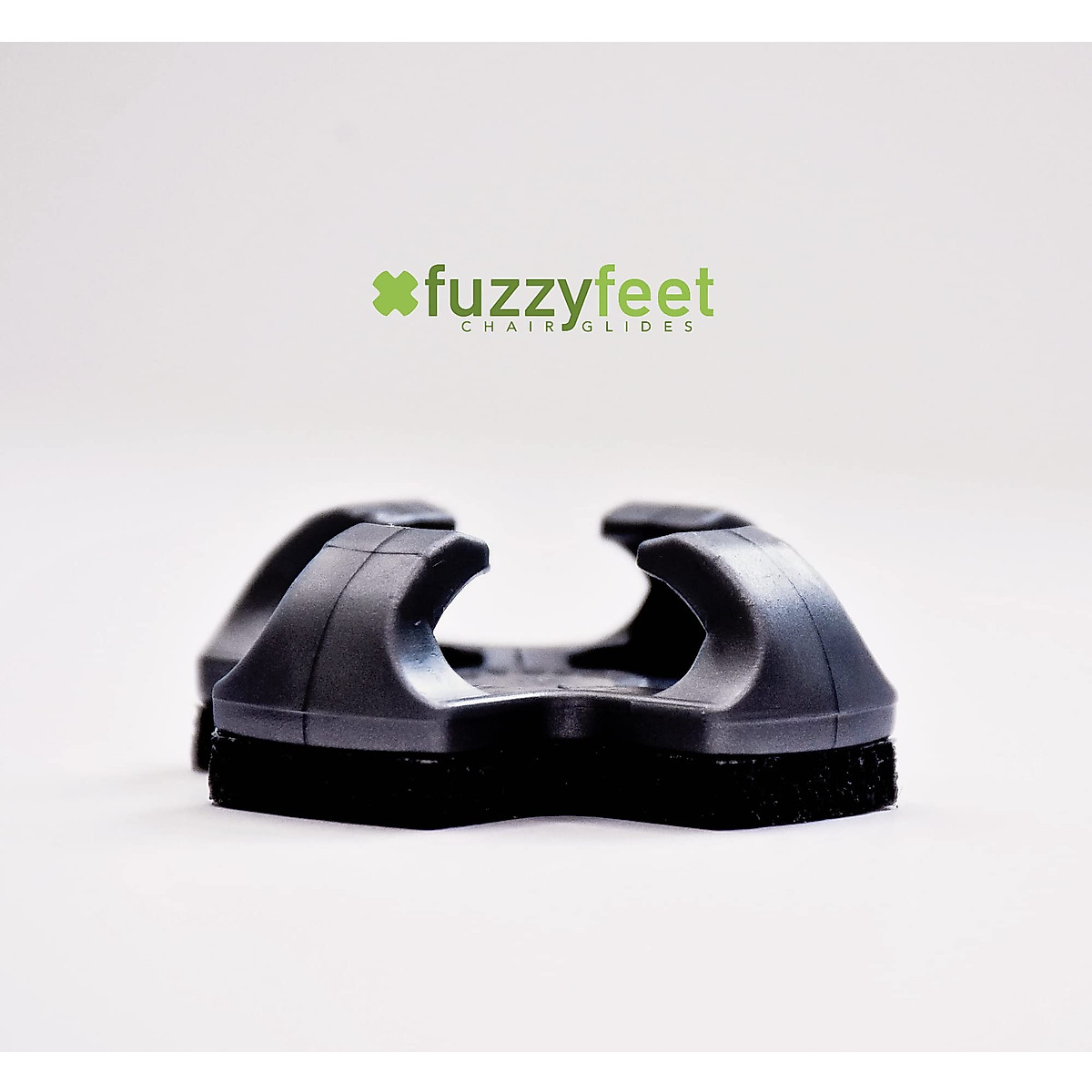 Fuzzy Feet Chair Glide [100 Count] Made in The USA | Noise Cancelling Long Lasting Floor Protection | Heavy Duty Breathable Latex-Free Anti-Rust Design | Easy to Apply Teacher Classroom Supplies