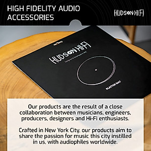 Acrylic Turntable Mat - 11.75" White Vinyl Record Acrylic Mat - Precision Machined Acrylic Turntable Platter Mat w/Record Label Recess - Record Mat for Standard 12" Turntable Platters