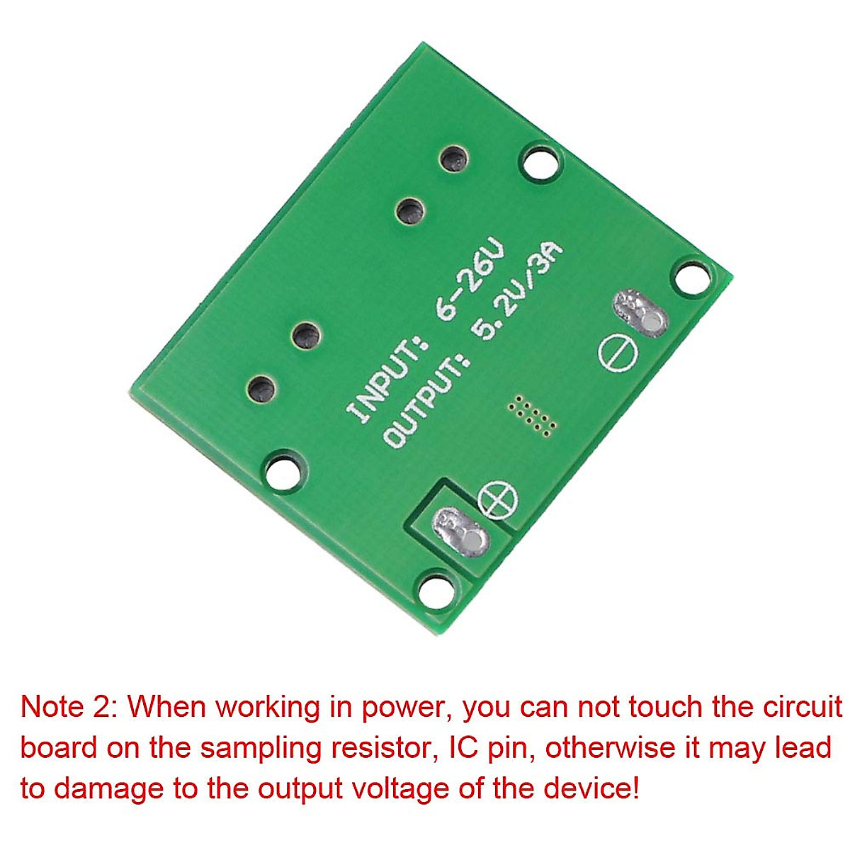 MakerHawk 4pcs USB DC-DC Voltage Buck Regulator Step Down Power Supply Module 9V 12V 24V to 5V Dual USB Output Buck Voltage Board 3A 6-26V Car Charge Charging Regulator