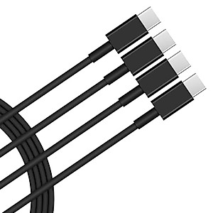 Works by Tek Styz PRO 5ft USB-C Cable Compatible with Your Sony WF-1000XM3 Hi Powered Cable (Black 1.5M)