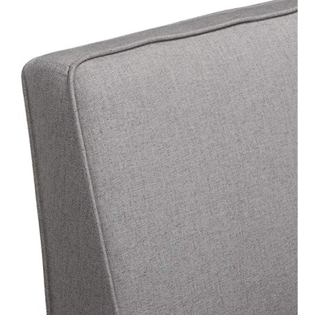 Christopher Knight Home Dejon Modern Fabric Loveseat, Gray / Matte Black Dimensions: 30.00”D x 50.00”W x 32.20”H