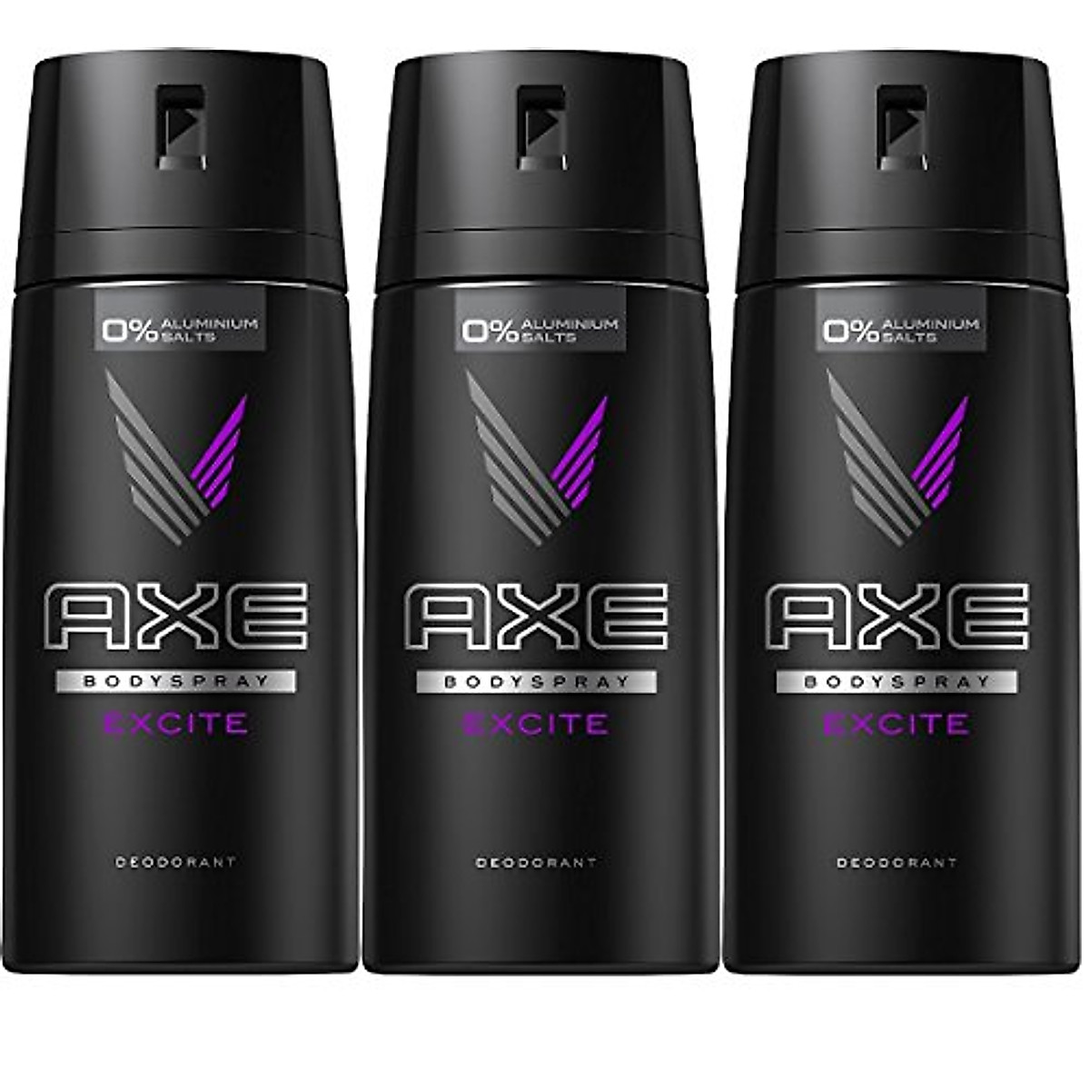 Axe Deodorant Body Spray, Excite 5.07 oz (3 Pack)