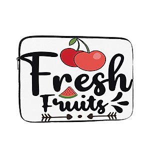Feesh Fruits 13 inch Portable Laptop Sleeve Compatible with MacBook Air Notebook Computer Case for Men Women College School Students