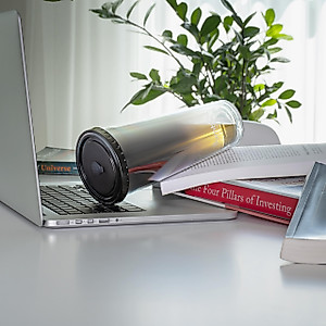 No Leak Reusable Boba Tea Cup | Tumbler in cute and unique Colors | 24 oz Large Double Wall Insulated | Wide Straw with lid and straw cleaner | Perfect for bubble milk tea or Smoothies - Blush Pink