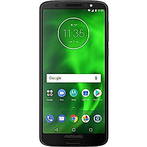 Motorola G6 – 32 GB – Unlocked (AT&T/Sprint/T-Mobile/Verizon) – Black - (U.S. Warranty) - PAAE0000US
