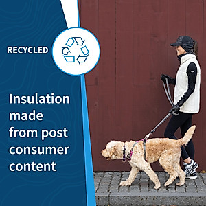 TrailHeads Touchscreen Quilted Running Mittens for Women | Insulated Hand Protection - Medium