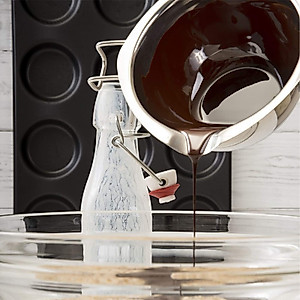 2 Pack Stainless Steel Double Boiler Pot with Heat Resistant Handle, Melting Pot Universal for Melting Chocolate, Butter, Cheese, Caramel and Candy, Capacity 450ML/900ML