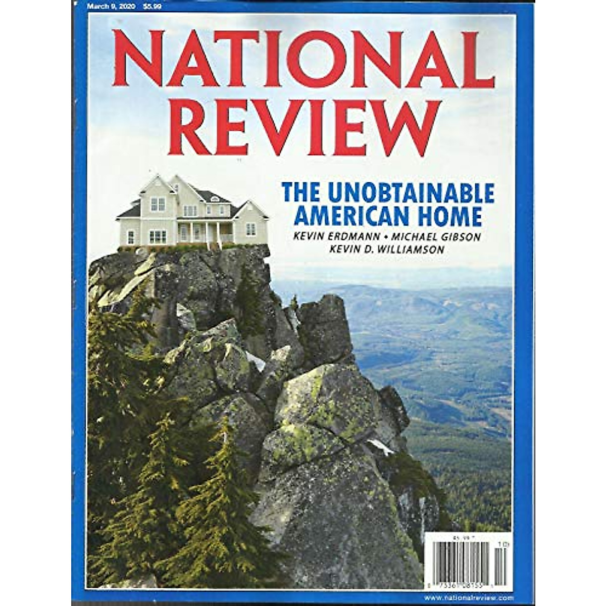 NATIONAL REVIEW MAGAZINE, THE UNOBTAINABLE AMERICAN HOME MARCH, 09th 2020