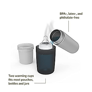 Kiinde Kozii Voyager, Compact Travel Bottle Warmer for Breast Milk, Portable and Easy to Use, No Electricity or Batteries Required, Baby Bottles and Baby Food