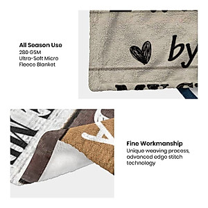 to My Girlfriend Blanket Gifts for Girlfriend I Love You Blessing Sweet Sayings Quote Throw Blankets 50x60 inch Birthday Gifts for Her Anniversary Present Soft Blankets for Bed Sofa