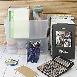 Jandson Kitchen Pantry Storage Bin, 6 Packs, Stackable Freezer Food Storage Box