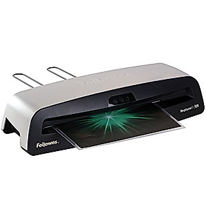 Fellowes Neptune 3 125 Laminator with 10 Pouches, 12.5 Inch (5721401), Silver, Black