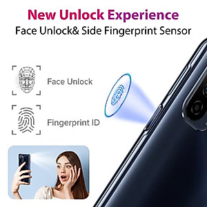 Ulefone Note 13P Unlocked Cell Phones, 4GB+64GB Extension 128GB, 6.5” FHD+, 20MP Main Rear Camera, 5180mAh, Android 11 Octa-core, Dual 4G, NFC Unlocked Smartphone, T-Mobile, Black