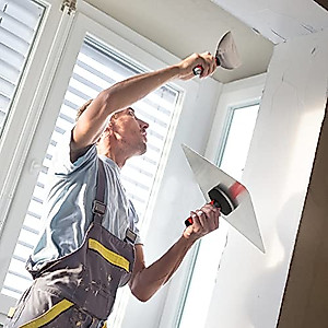 Goldblatt Premium Drywall Hand Tool Kit - 13” Aluminum Hawk & 6” Stainless Steel Joint Knife