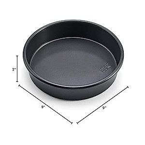 Chicago Metallic Professional Non-Stick Round Cake Pan, 9-Inch