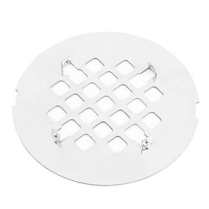 Artiwell 4-1/4” OD Snap-in Shower Drain Cover, Round Shower Drain Strainer Grid, Replacement Cover, Designed for Long-Lasting