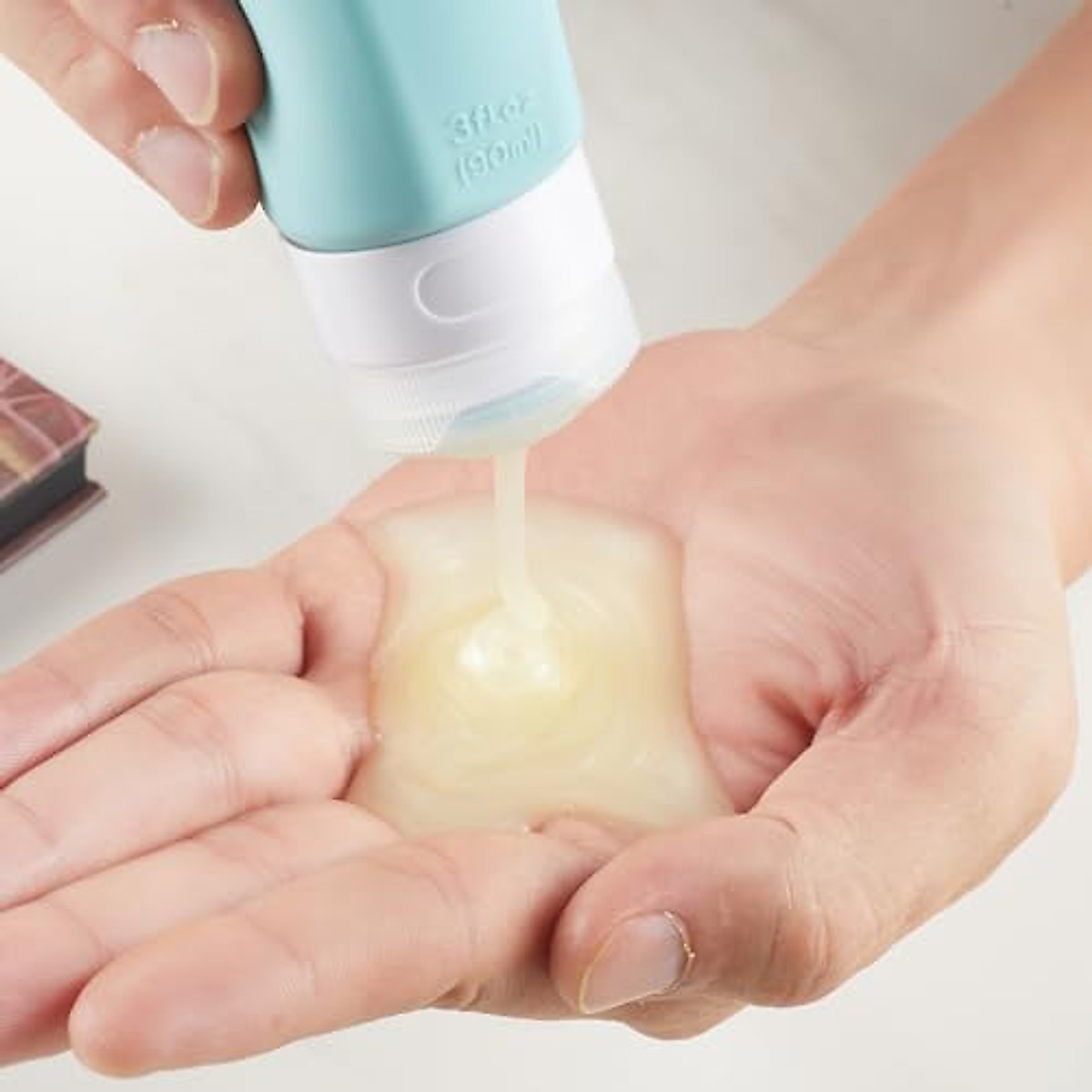 INSFIT Travel Bottles for Toiletries, TSA Approved 3oz Portable Travel Bottles, BPA Free Leak Proof Travel Size Containers Refillable Travel Accessories for Shampoo Conditioner with Labels