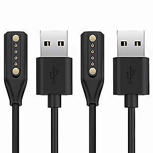 TUSITA [2-Pack Charger Compatible with Bose Frames Alto S/M M/L, Bose Frames Rondo, Bose Frames Soprano, Bose Frames Tenor - USB Magnetic Charging Cable 3.3ft 100cm - Audio Sunglasses Accessories