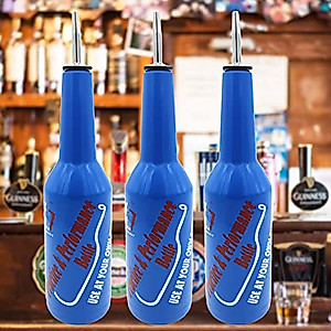 JVNZAM Flair Bottle Bartender Practice Bottles Set, 3pcs Flair Bartending Kit for Bar Performance Liquor Bottles, 1 Flair Bottle, 2 Wine Stoppers