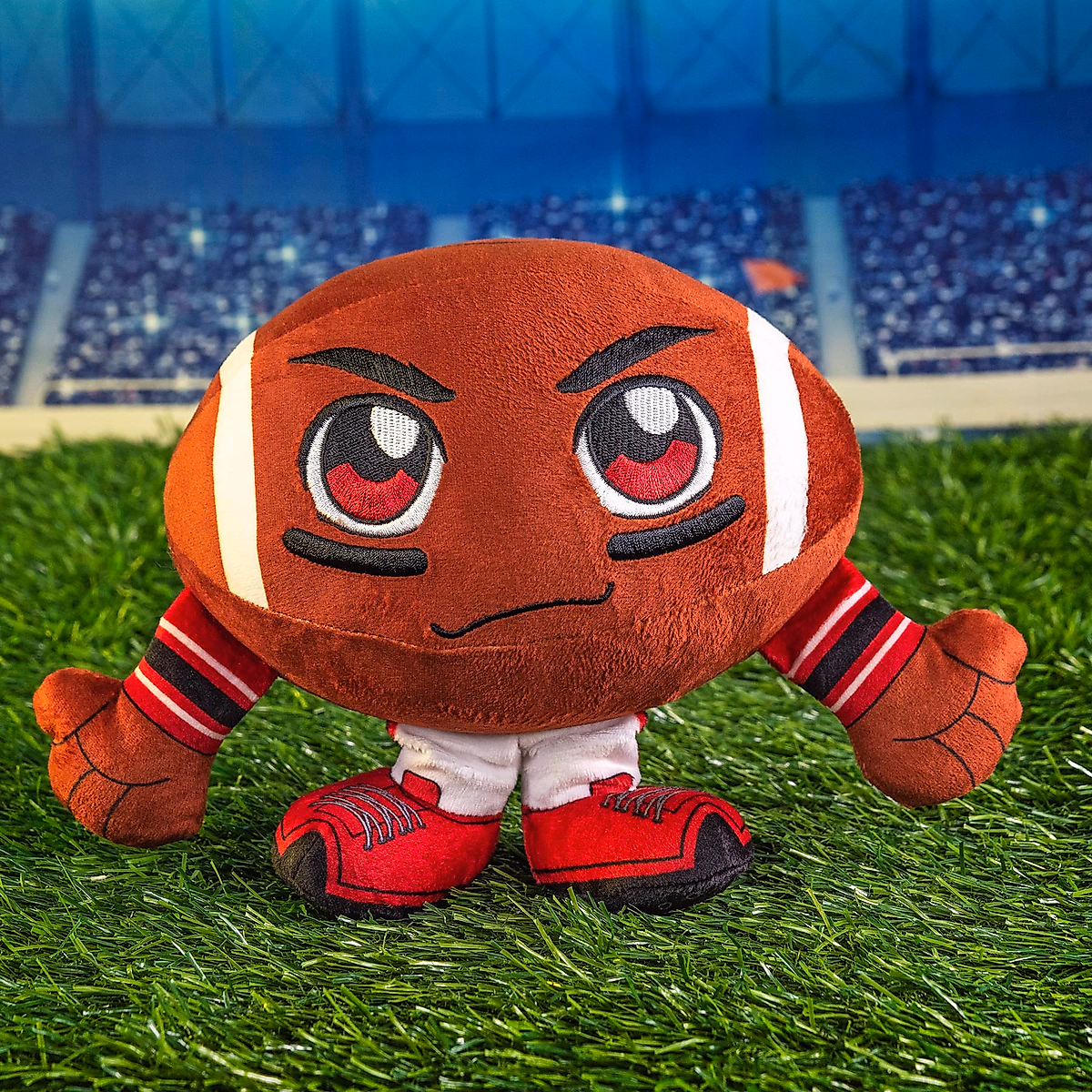 Bleacher Creatures Ohio State Buckeyes 8" Kuricha Football Sitting Plush- Soft Chibi Inspired Plush