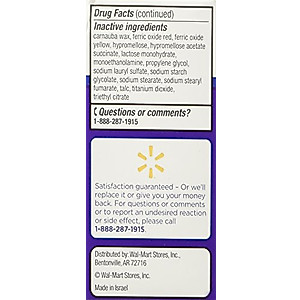Equate Omeprazole 20 Milligram, Acid Reducer, Delayed Release, 42 Tablets