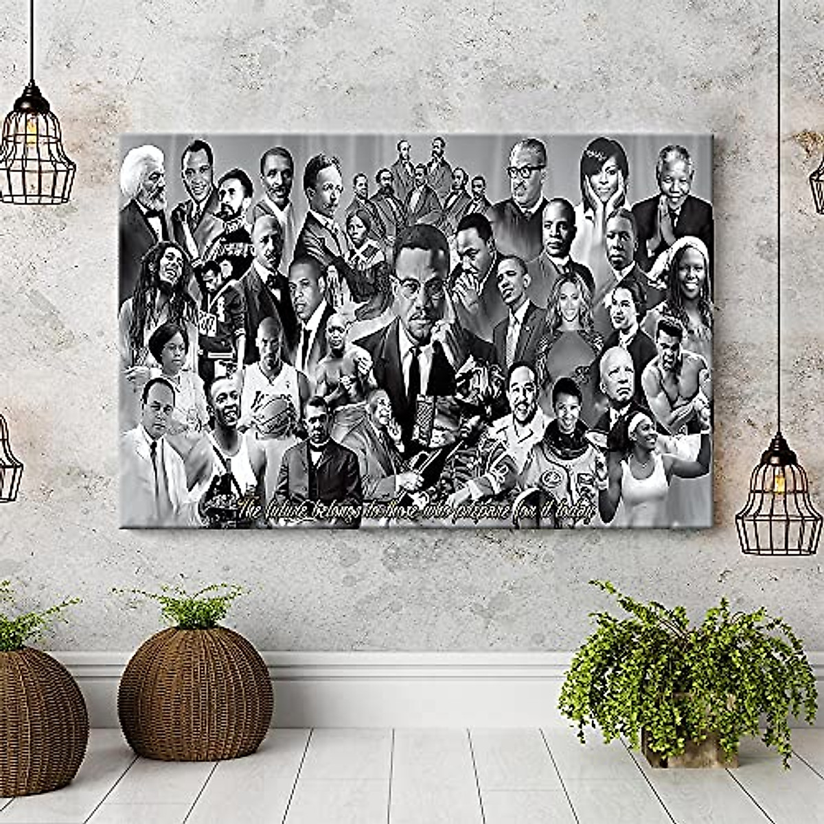 African American History Wall Art - Martin Luther King, Obama, Malcolm ...