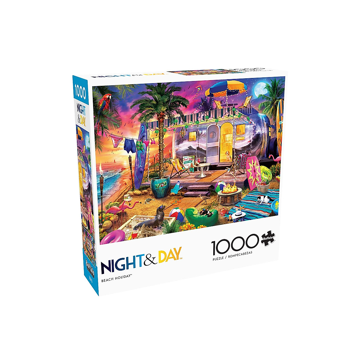 Buffalo Games - Jeff Haynie - Beach Holiday - 1000 Piece Jigsaw Puzzle For Adults - High Quality Challenging Puzzle Perfect for Game Nights - Finished Puzzle Size is 26.75 x 19.75