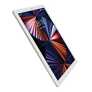 HD Tablet, 64GB ROM Dual SIM 100 to 240V 10in Tablet for Office (US Plug)