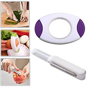 3 in 1 Multifunctional Rotary Paring Knife & Egg Shell Opener, 360°Rotating Peeler and Grater for Vegetable and Fruit