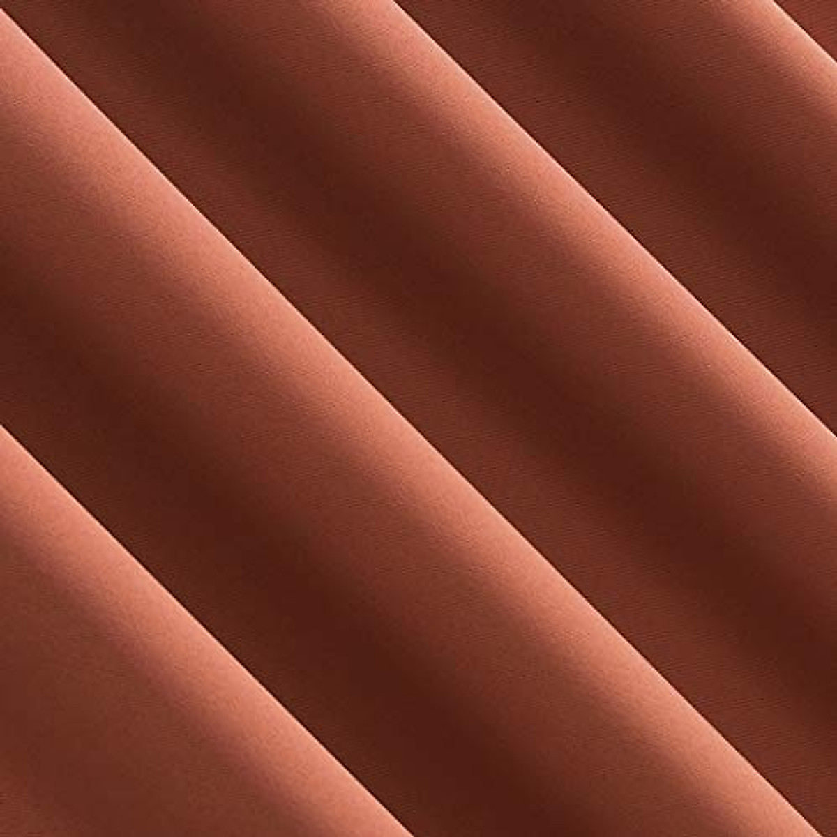 Sun Zero Easton Energy Saving Blackout Rod Pocket Curtain Panel, 40" x 84", Terracotta