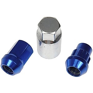 Dorman 713-375D Blue Acorn Wheel Nut Lock Set Compatible with Select Models, 20 Pack