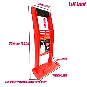 Autoly Drywall Carrying Tool，Plywood and Sheetrock Panel Carrier 80KG with Skid-Proof Handle for Handling Glass Plywood Plasterboard Cement Wood Sheet