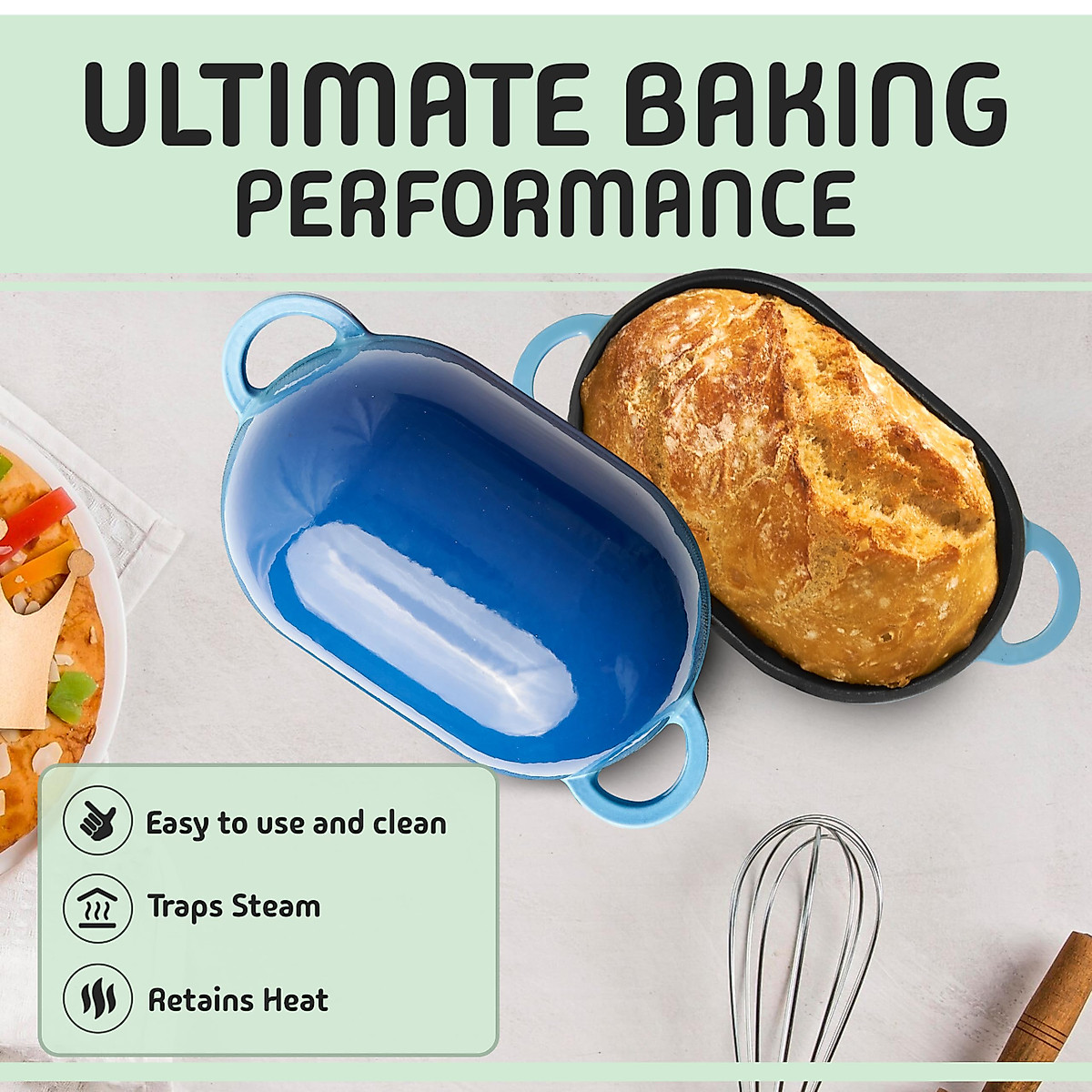 LoafNest: Original Breadbaking Dutch Oven [Casserole only]