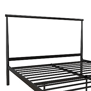 DHP Calixa Modern Metal Platform Frame, Full, Black