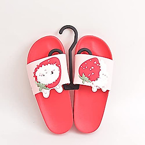 luzen 8Pcs Plastic Slippers Display Hanger Flip Flops Slippers Drying Hanging Shoe Rack Shoe Organizer with Double Hooks for Shoe store and Home Use, Black