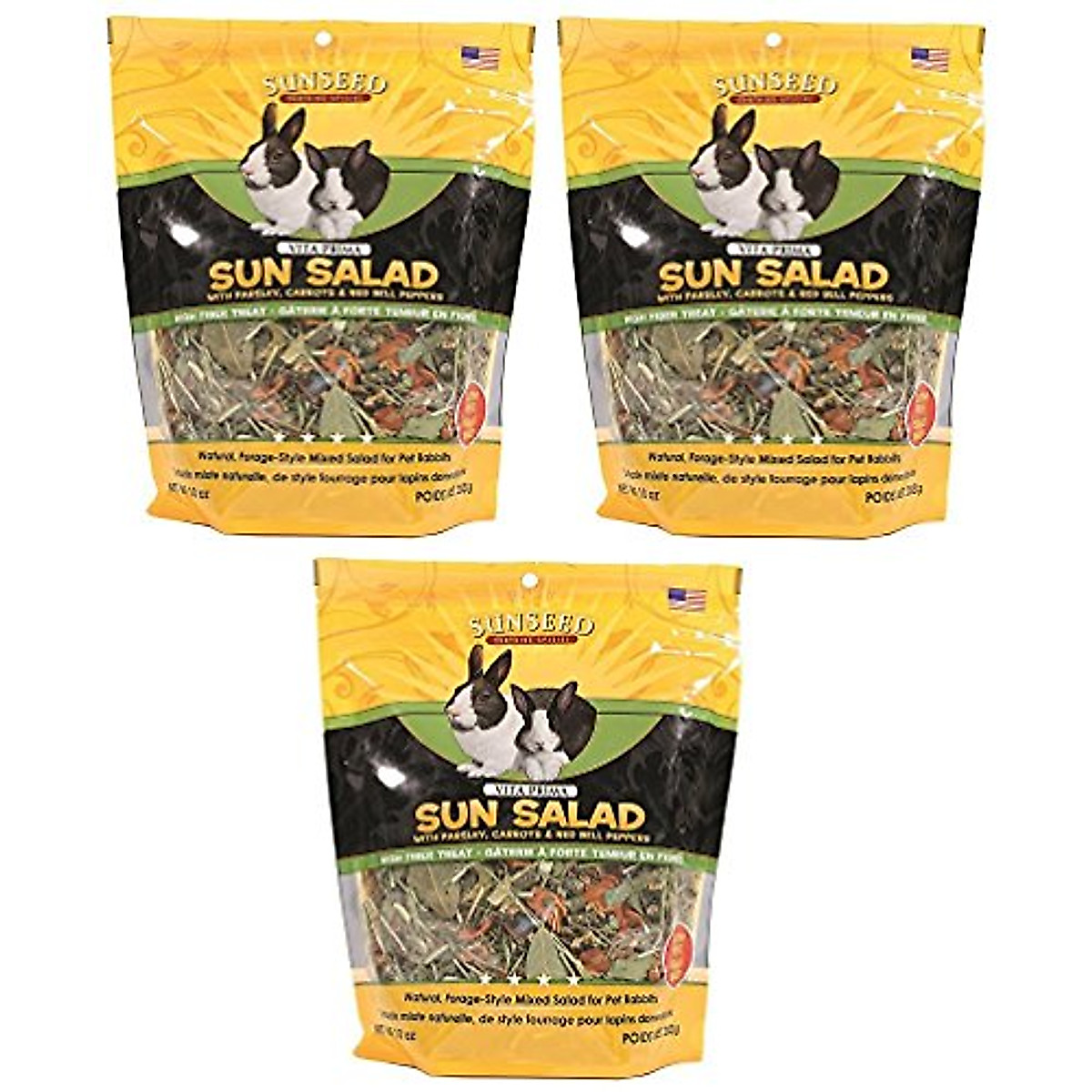 Sun Seed Vitakraft Vita Prima Sun Salad Treat for Rabbits (Pack of 3)
