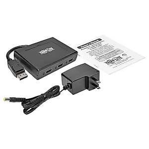 TRIPP LITE 3-Port DisplayPort to HDMI Multi Stream Transport Hub MST, DP 1.2, DP to HDMI, 3840x2160 4K X 2K @ 60Hz (B156-003-HD-V2)