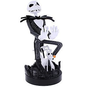 Exquisite Gaming Cable Guys: Disney/NBX Jack Skellington Phone Stand & Controller Holder - Officially Licenced Figure Medium