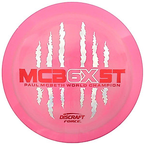 Discraft Limited Edition Paul McBeth 6X Commemorative McBeast Stamp ESP Force Distance Driver Golf Disc - 173-174g