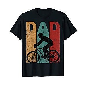 Vintage Bicycle Dad Cycling Grandpa Father's Day 4th Of July T-Shirt