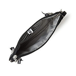 Baggallini Unisex Adult Luggage Only Rfid Currency Organizer Travel Wallet, Black