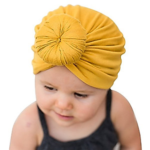 Newborn Baby Cotton Cloth Turban Toddler Rabbit Hospital Hat Ear Hat Kids Set Baby Cap (NN65)