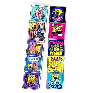 Spongebob Squarepants Stickers Activity Set- Bundle Includes Spongebob Coloring Book, Spongebob Stickers, and Door Hanger Craft, with Thank You Card to Color and Mail