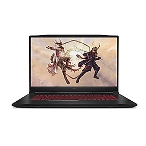 MSI Katana GF76 17.3" 144Hz FHD Gaming Laptop Intel Core i5-11400H RTX3050 8GB 512GBNVMe SSD Win11 (11UC-492) ,Black