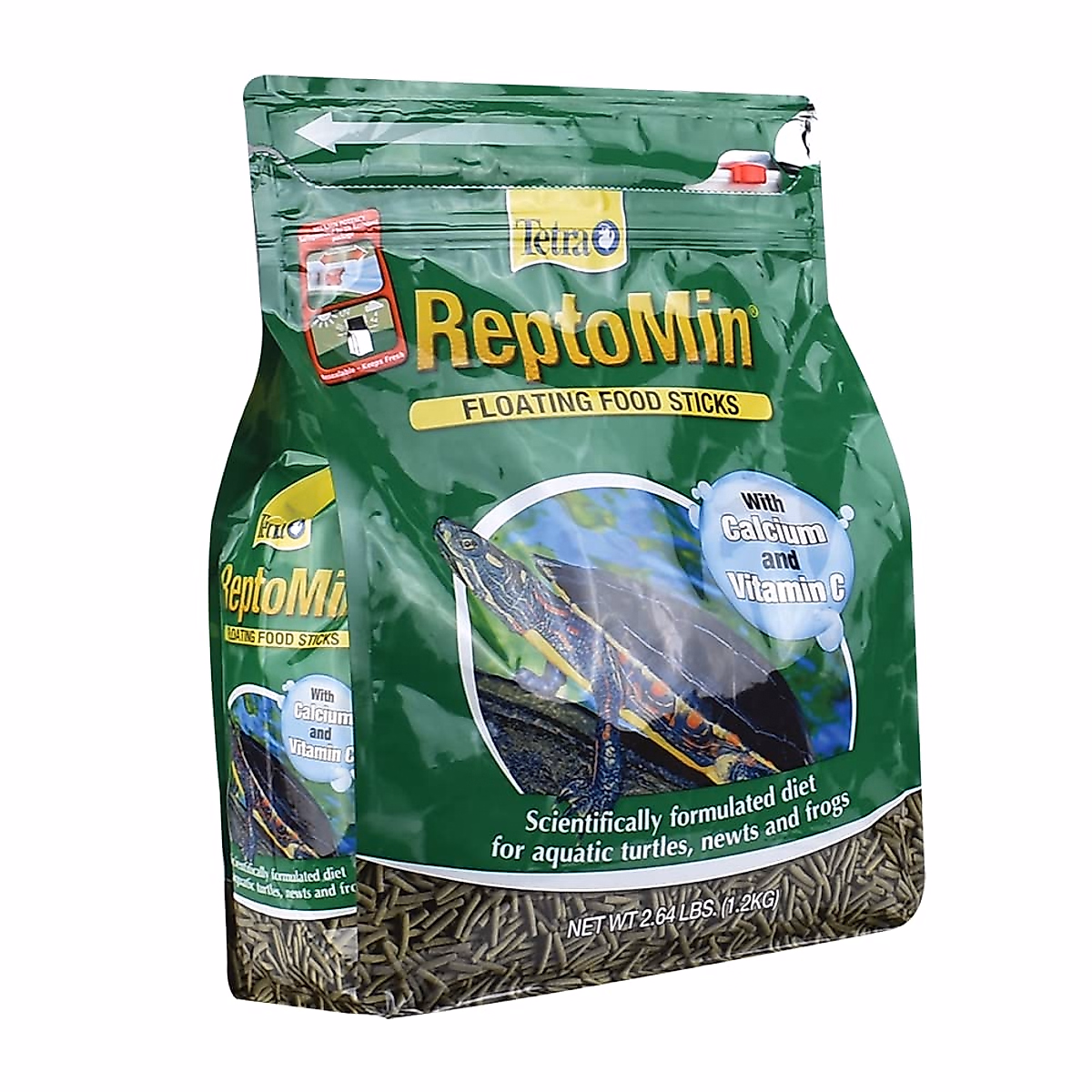 Tetra ReptoMin Floating Turtle Food and Fluker Labs Aquatic Turtle Treats