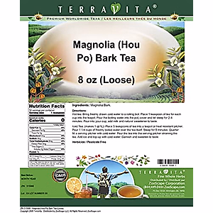 Magnolia (Hou Po) Bark Tea (Loose) (8 oz, ZIN: 515566)