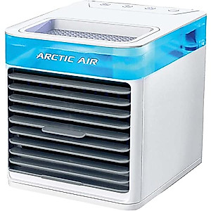 Arctic Air Pure Chill 2.0 Evaporative Air Cooler by Ontel - Powerful, Quiet, Lightweight and Portable Space Cooler with Hydro-Chill Technology For Bedroom, Office, Living Room & More