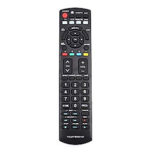 N2QAYB000100 Replace REMOTE fit for Panasonic tv TH-42PZ80U TH-46PZ80U TH-50PC77U TH-50PE700U TH-50PE77U TH-50PZ700 Sub for N2QAYB000102 N2QAYB000103 N2QAYB000221 N2QAYB000321 N2QAYB000323