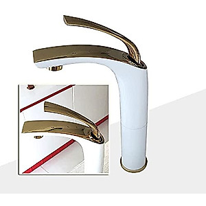 ZHANGYUEFEIFZ Bathroom Sink Faucet Sink Faucet Bathroom Basin Faucet Solid Brass Sink Faucet Hot and Cold Single Lever Countertop Toilet Faucet (Color : Style 22)