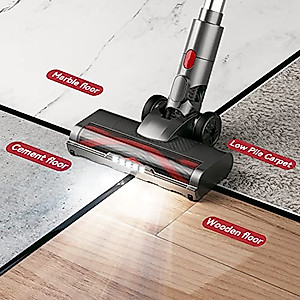 VEAVON Cordless Vacuum Cleaner, 200W 23Kpa Lightweight Cordless Stick Vacuum, Detachable Battery Design, 45 min Long Runtime, 4 in 1 Stick Vacuum Cleaner Perfect for Hardwood Floor Pet Hair - P6